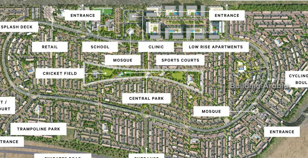 June Twin Villas at Arabian Ranches III by Emaar - Building Arabia